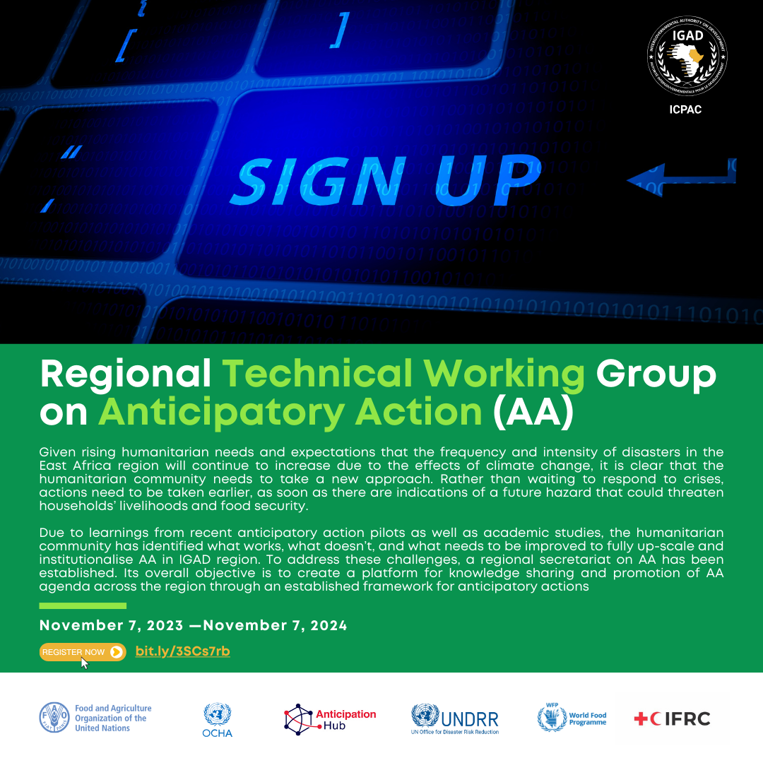 Join the IGAD Regional Technical Working Group on Anticipatory Action ...