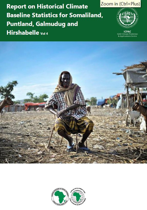 Report on Historical Climate Baseline Statistics for RLACC Sites in ...