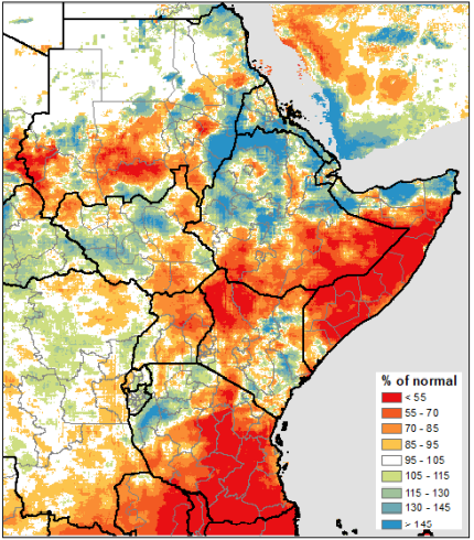 Drought In Africa Map Meteorological Drought Variability And Its