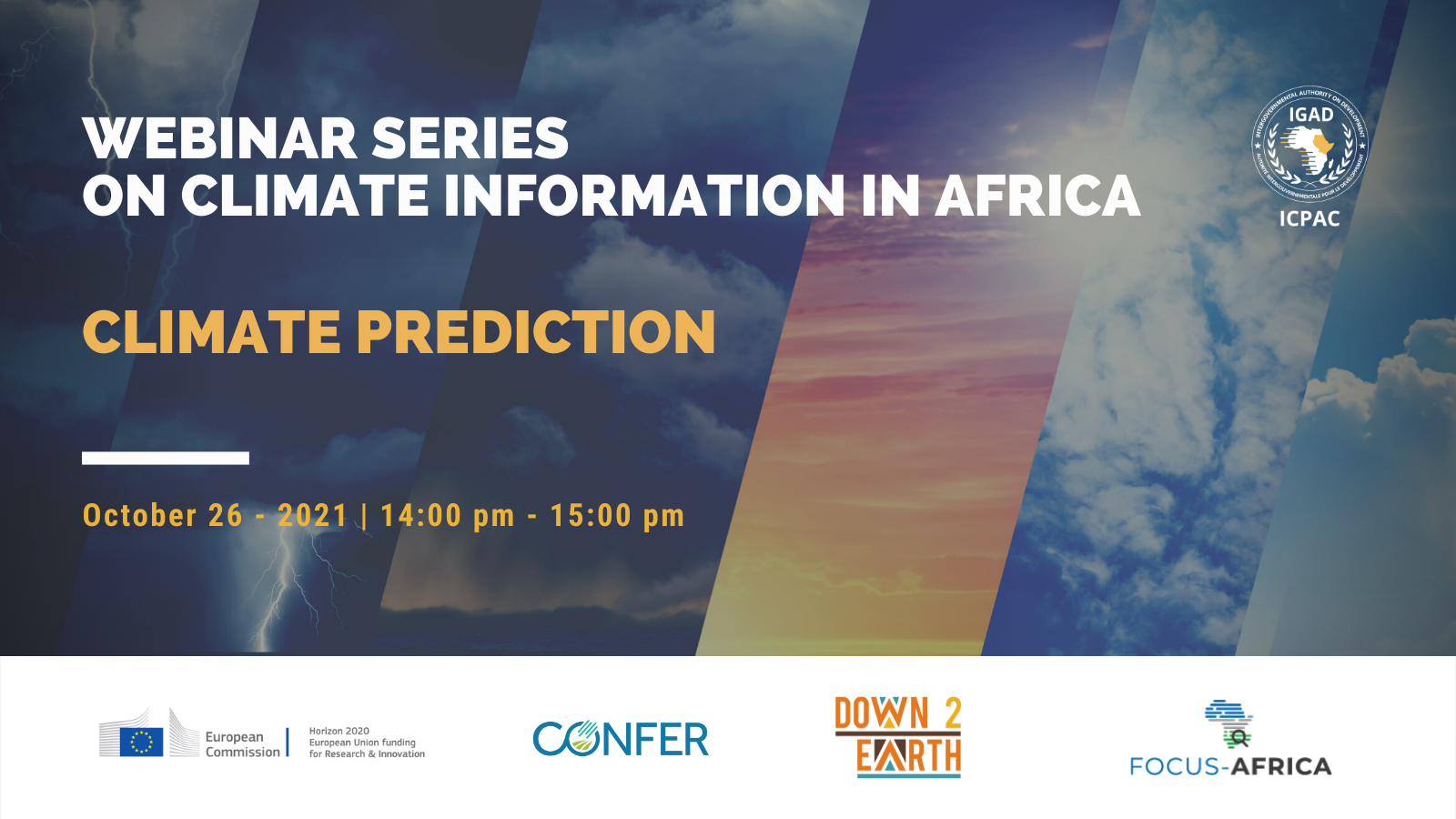 Webinar series on climate information in Africa: Climate Prediction - ICPAC