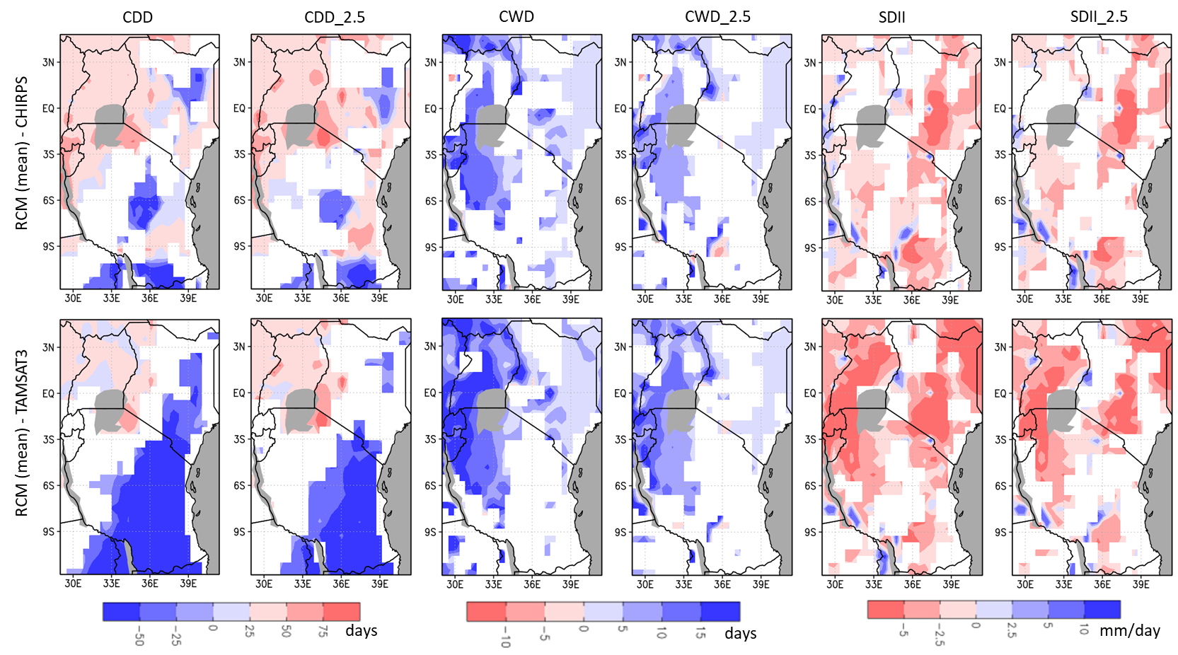 Heavy precipitation events over East Africa in a changing climate ...