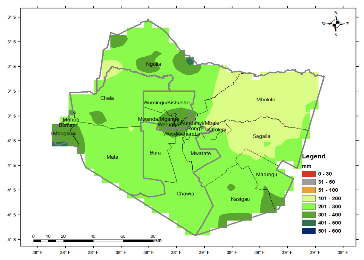 Climate Trends over Taita-Taveta County, Policy Brief - ICPAC