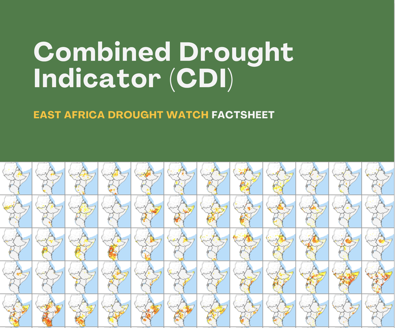 East Africa Drought Watch Factsheet - ICPAC East Africa Drought Watch Factsheet - ICPAC