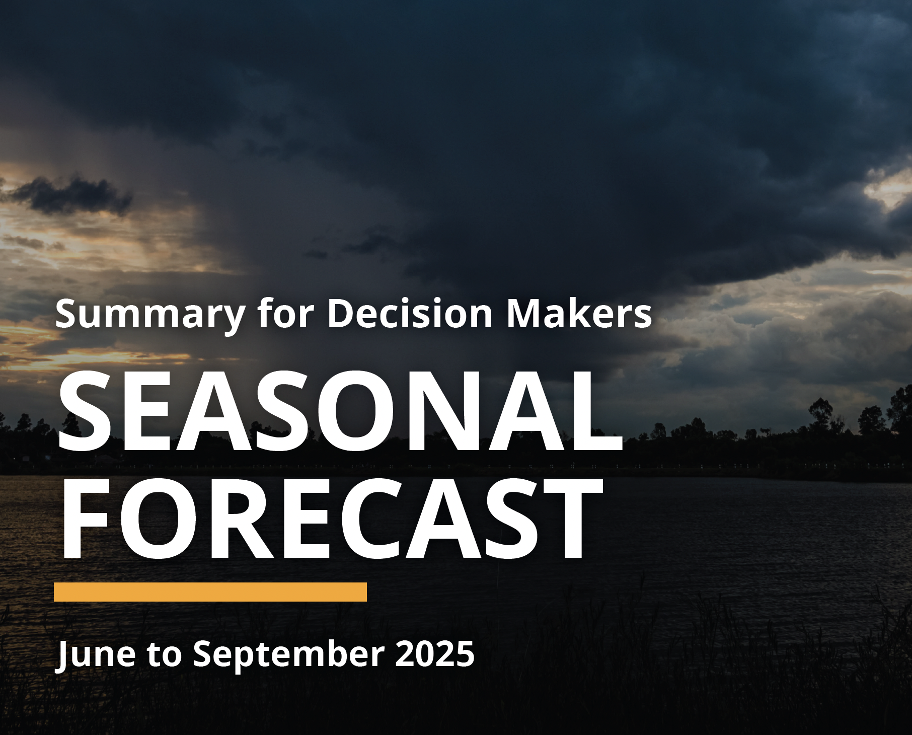 Summary for Decision Makers, June to September 2025 Season - ICPAC